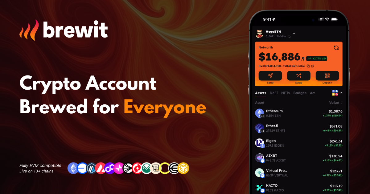 Brewit - Crypto Account Brewed for Everyone
